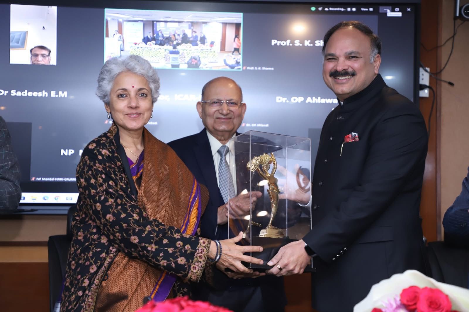 Dr. B.M. Prasanna Honoured with the Dr. M.S. Swaminathan Award for Leadership in Agriculture ...